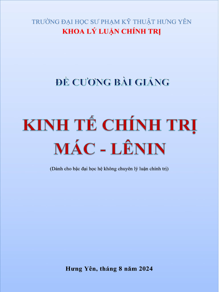 DE CUONG KTCT (8.8.2024) - THEO GT) | PDF
