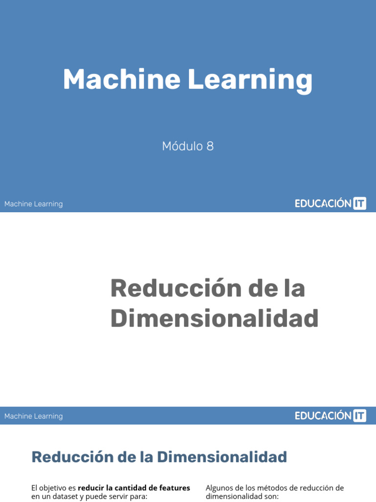 Dimensionalidad | PDF | Análisis de componentes principales | Álgebra ...