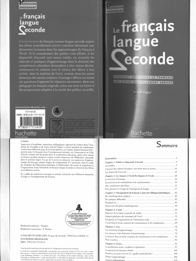 VIGNER Gérard - Le Français Langue Seconde | PDF