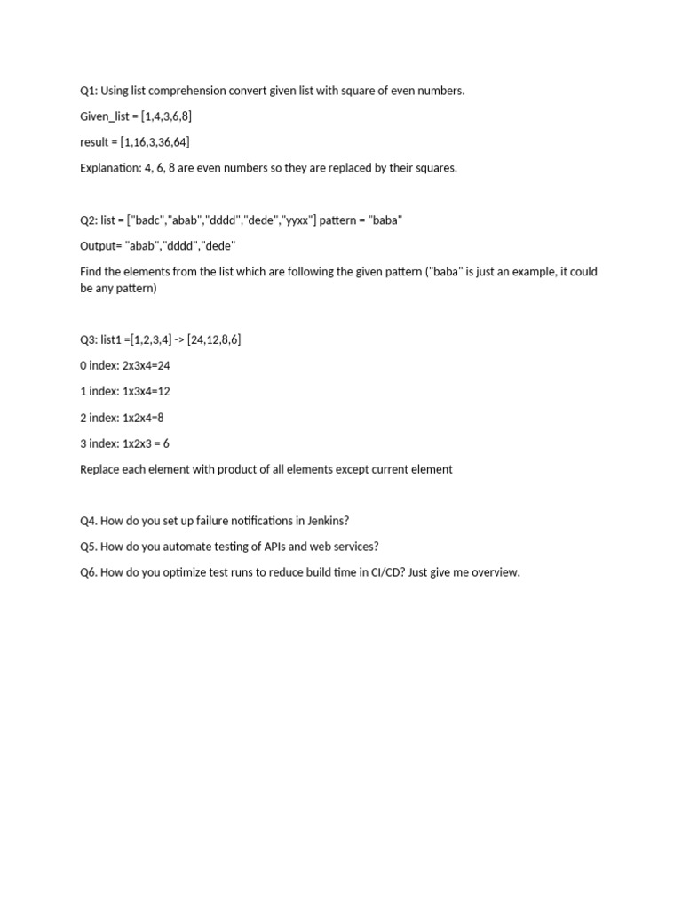 SDET Interview Questions | PDF