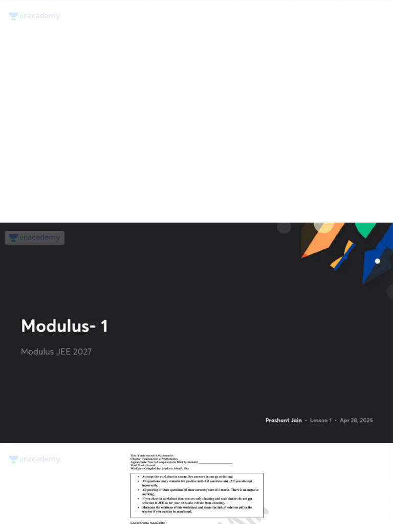 Modulus 1 With Anno | PDF