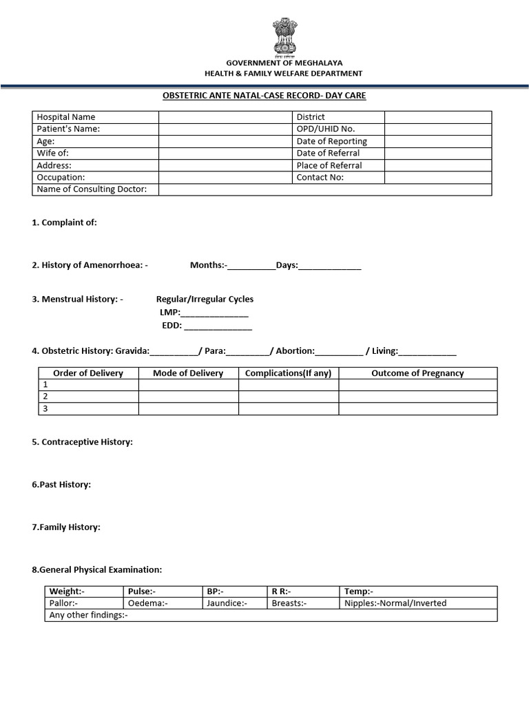 20_OPD_Slip_for_Obstetric_Ante_Natal_Care (1) | PDF | Childbirth | Health Sciences
