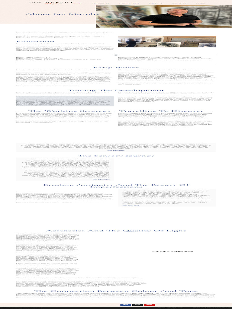 Ian Murphy: Exploring Architectural Art | PDF | Aesthetics | Paintings