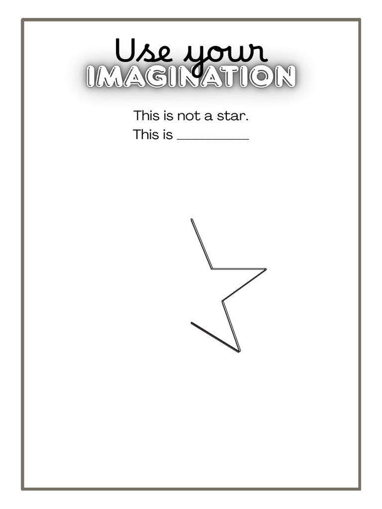 Use Your Imagination Drawing Time | PDF