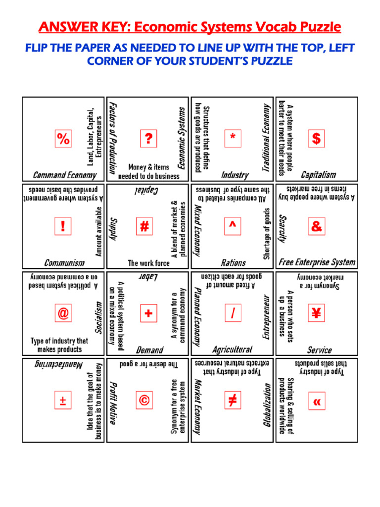 Answer Key - Puzzle Challenge | PDF