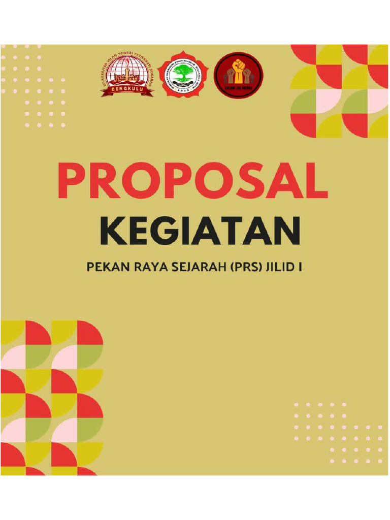 Rancangan Proposal Kegiatan Hmps-Spi Tahun 2024 | PDF