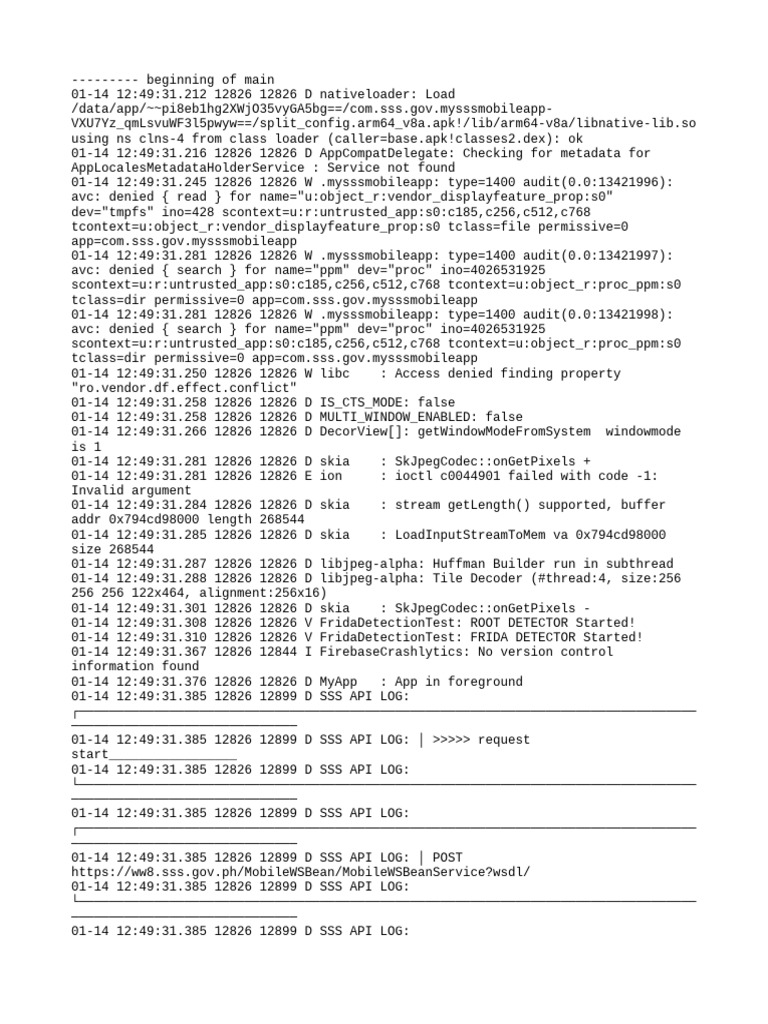 SSS Mobile App Log Analysis | PDF | Computer Science | Software Development