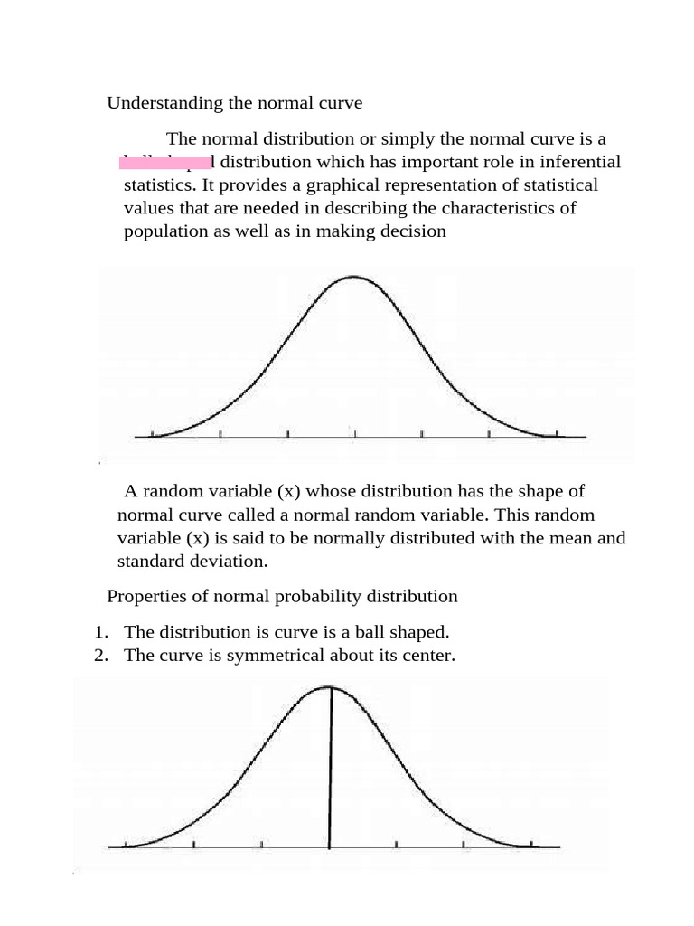 Understanding the Normal Curve in Statistics | PDF