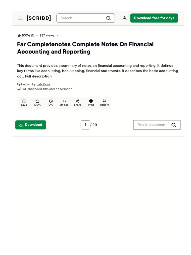 Document583648816far Completenotes Complete Notes On Financial ...