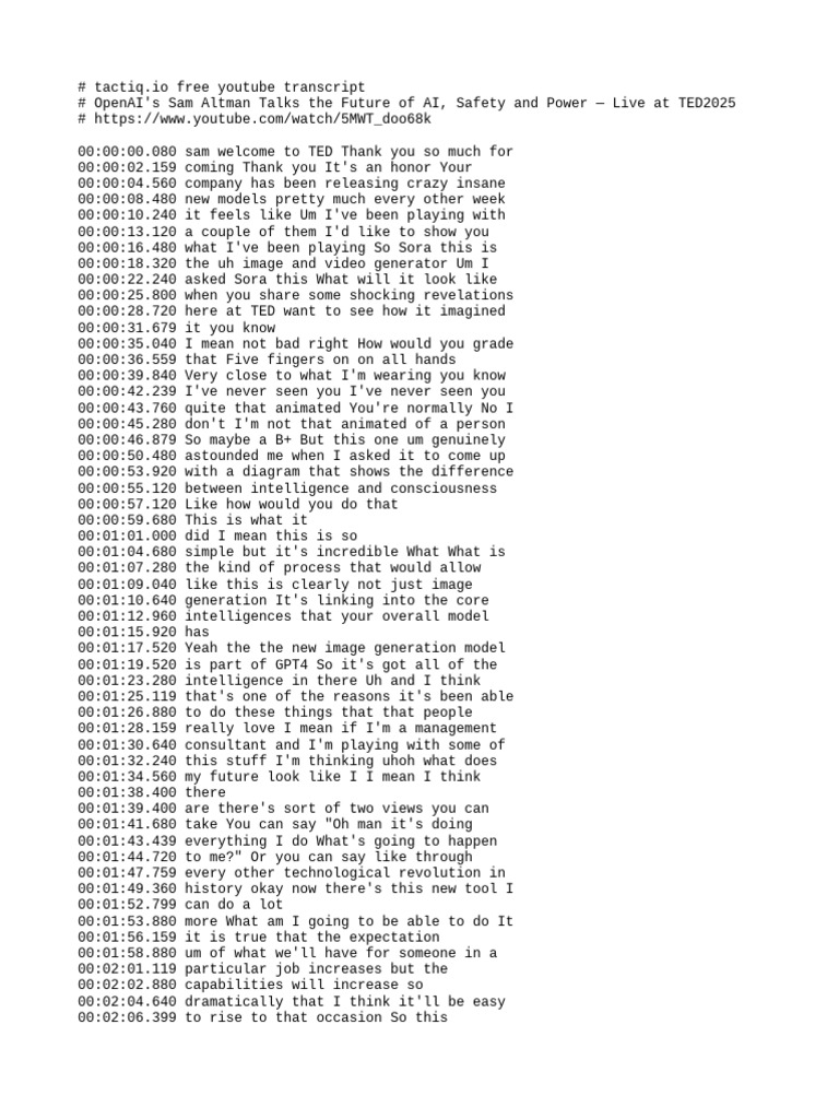 Tactiq Free Transcript 5MWT Doo68k | PDF | Cognitive Science | Cognition