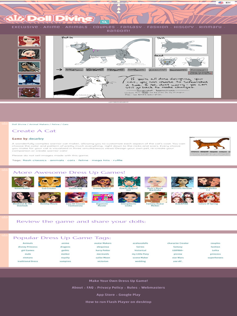 Create a Cat ~ Warrior Cat Maker 2 | PDF