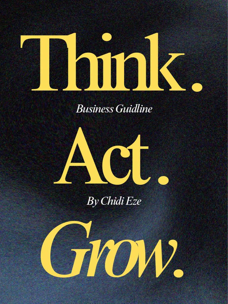 Black Textured Business Book Cover | PDF