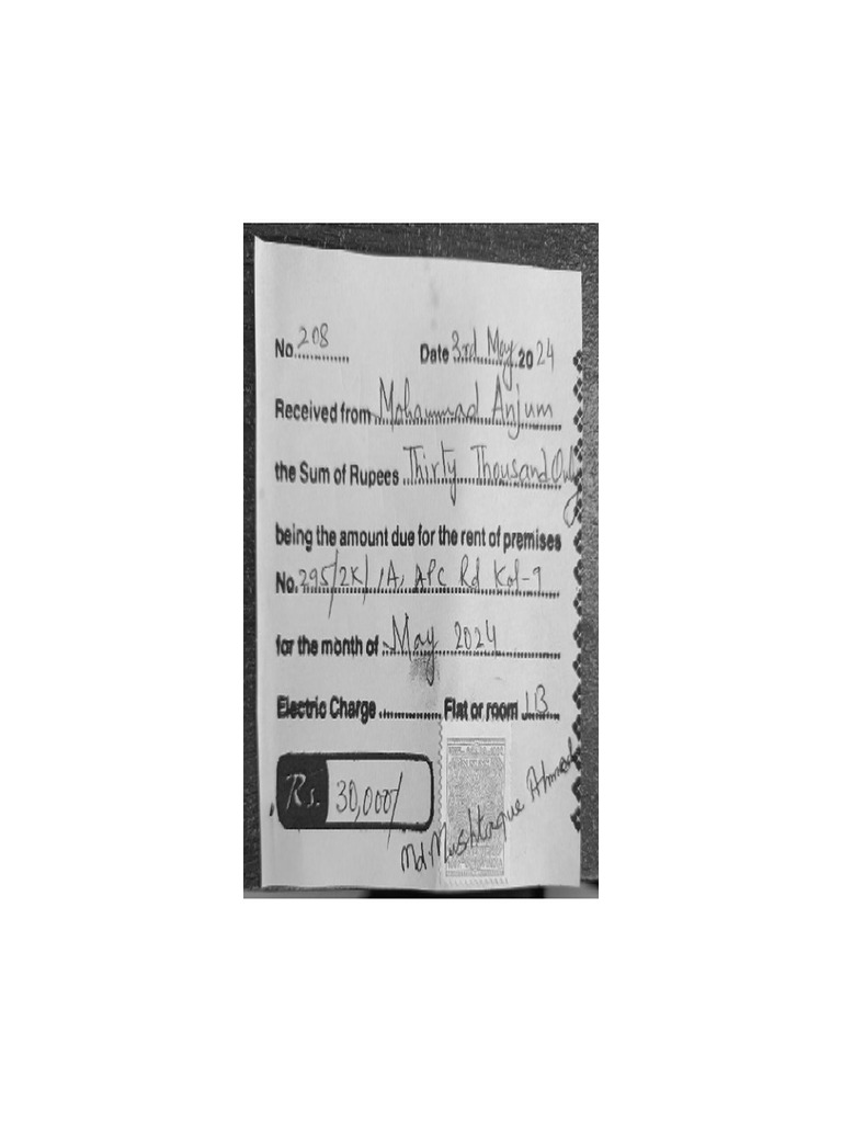 May 2024 Receipt | PDF