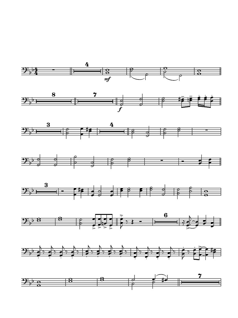 Trombones 3-4 | PDF