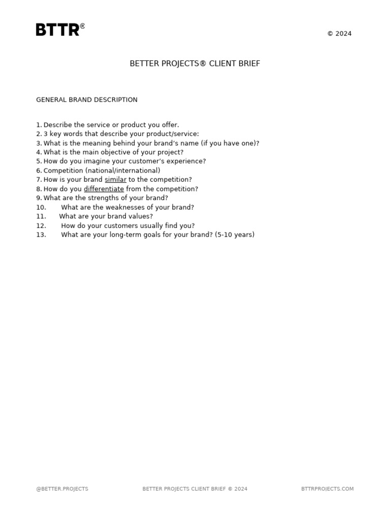 BTTR Brief | PDF