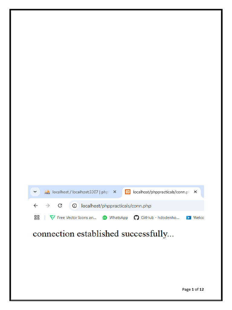 Unit 6 Connectivity With Php And Mysql Pdf Php Web Development 9871