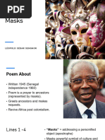 Prayer To Masks Analysis | PDF