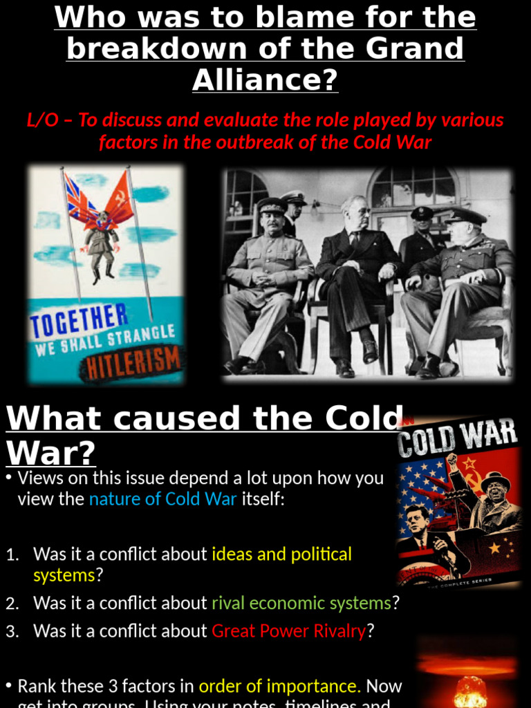 5. Who Was to Blame for the Breakdown of the Grand Alliance | PDF ...