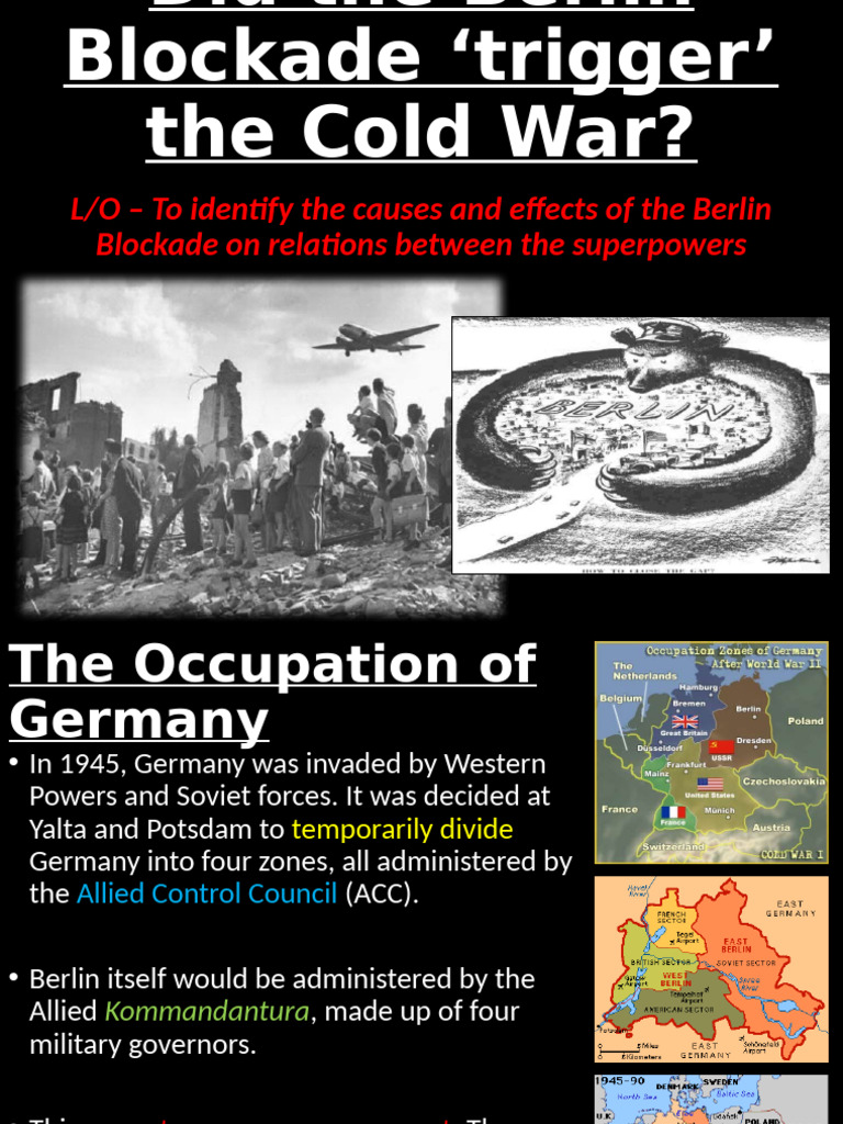 Did The Berlin Crisis Trigger The Cold War | PDF | West Germany | Cold War