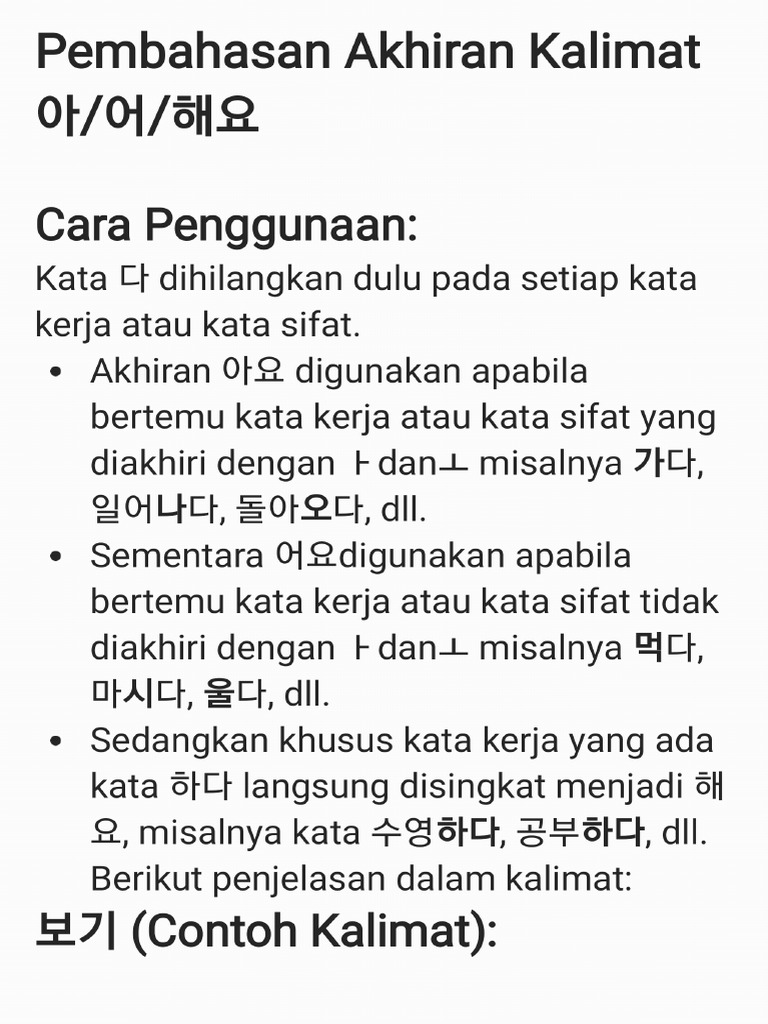 Pembahasan Akhiran Kalimat | PDF