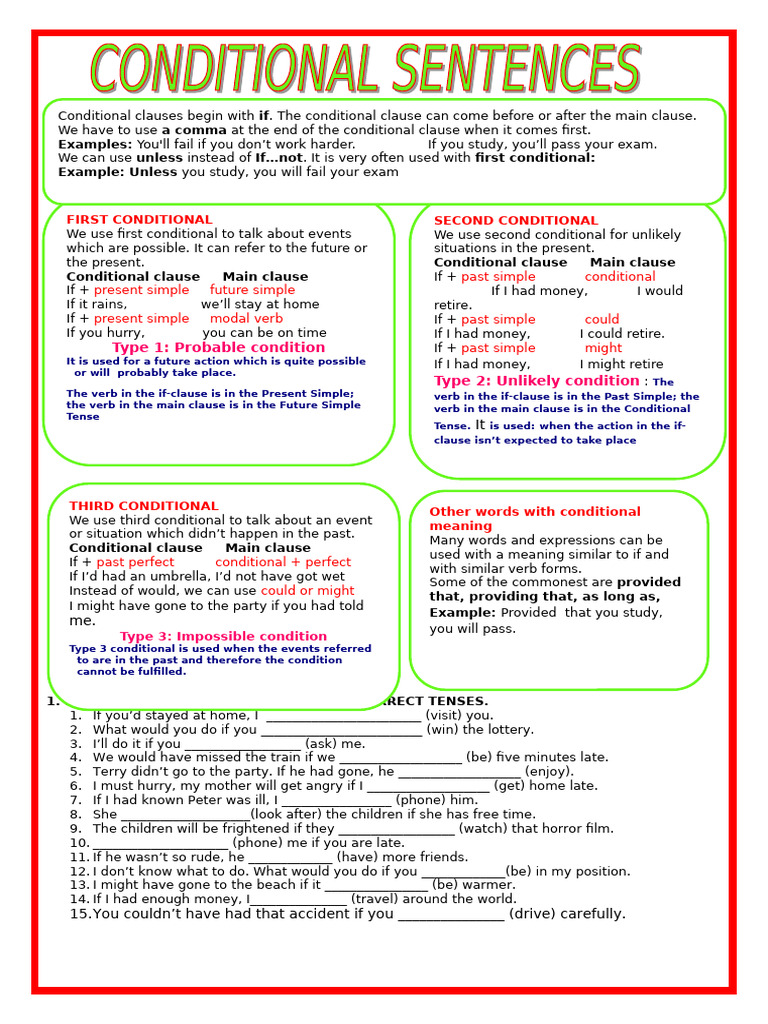 Mixed Conditionals Theory1 | PDF | Verb | Language Mechanics