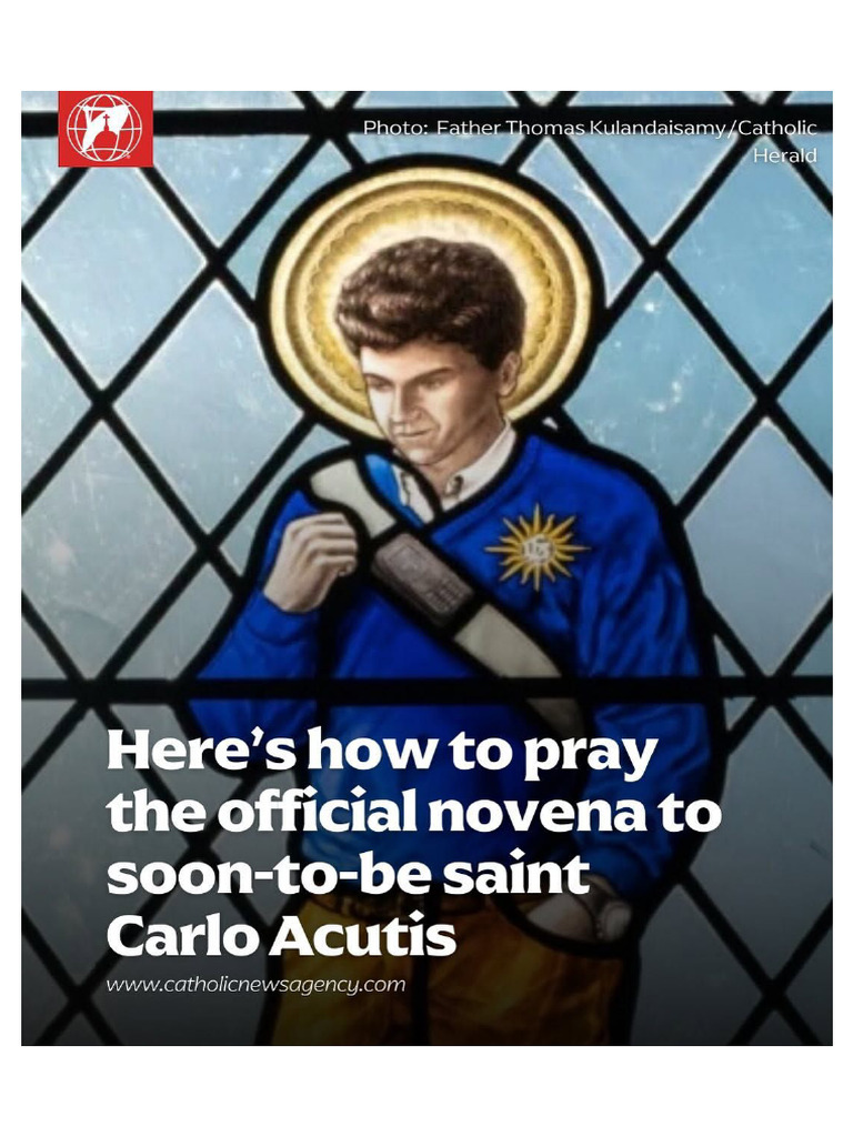 Novena Beato Carlo Acutis | PDF