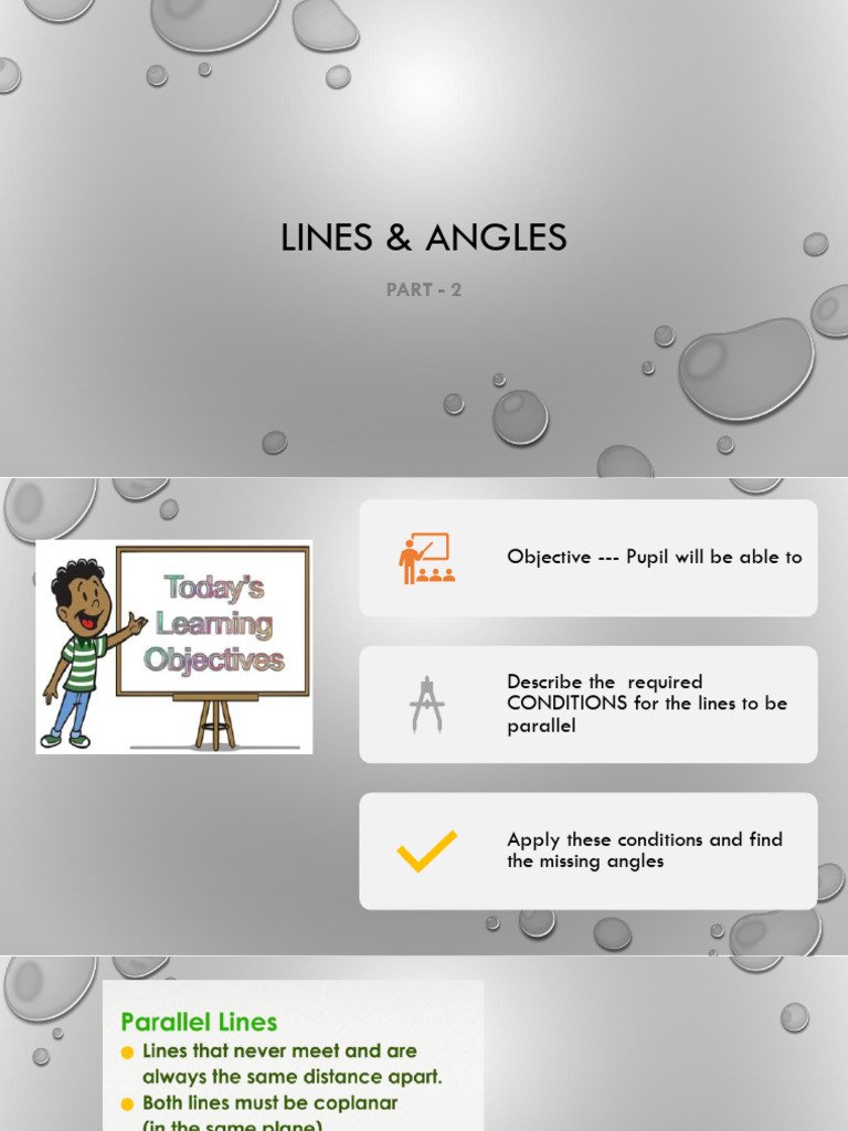 LINES & ANGLES Part 2-1 | PDF
