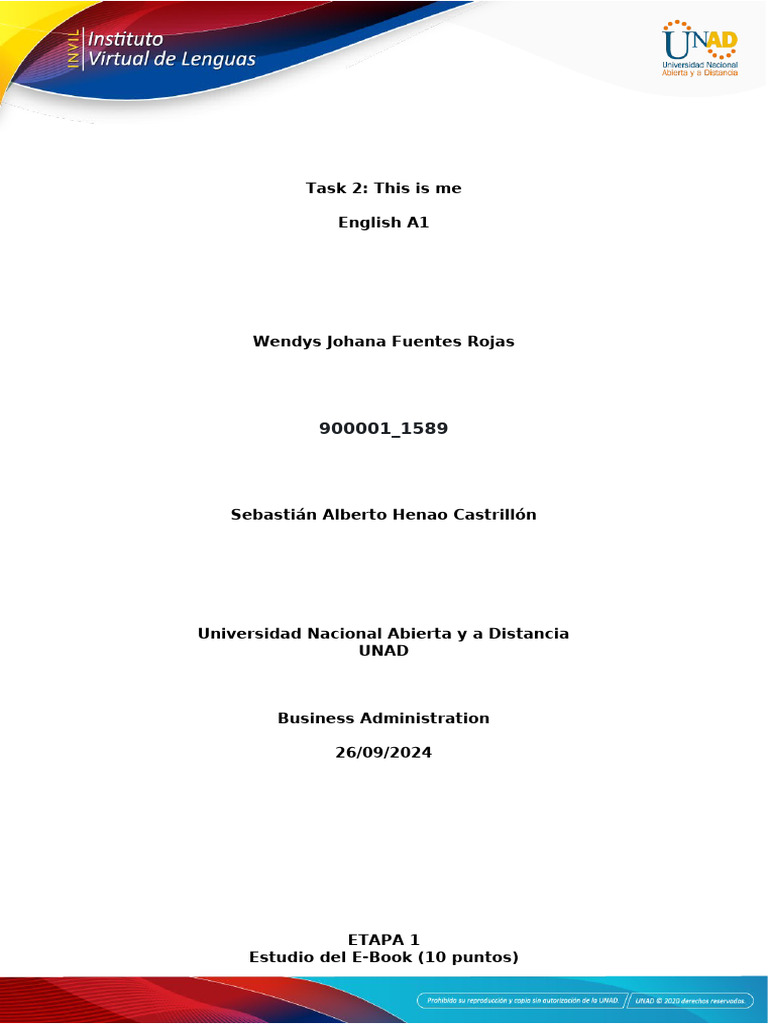 Anexo 1 - Plantilla de Entrega Task 2 | PDF