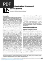 ODD Symptoms Checklist and Criteria | PDF