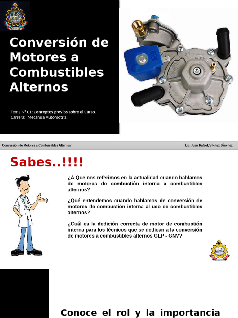 Conversión de Motores a Combustibles Alternos | PDF | Combustibles ...