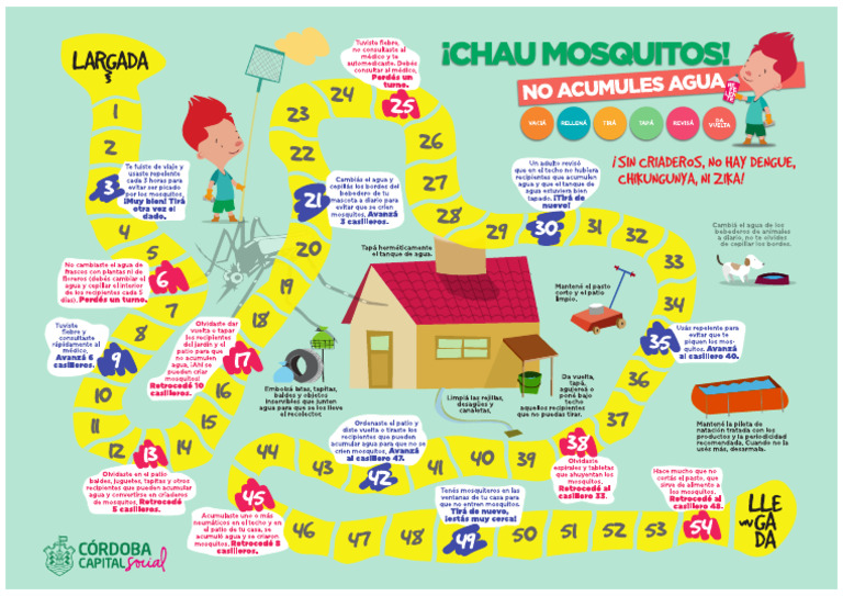 Tablero Juego Mosquitos Final | PDF