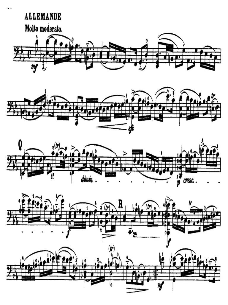 Allemanda Bach | PDF