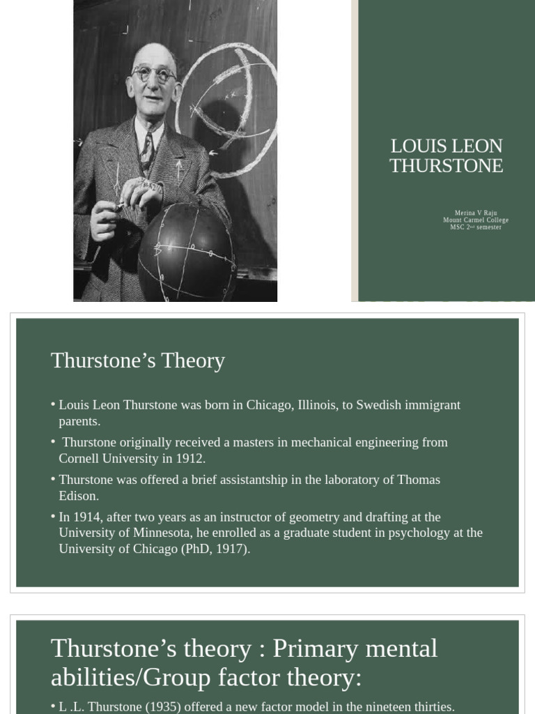Ilme Thurstone Module 5 | PDF | Psychology | Learning