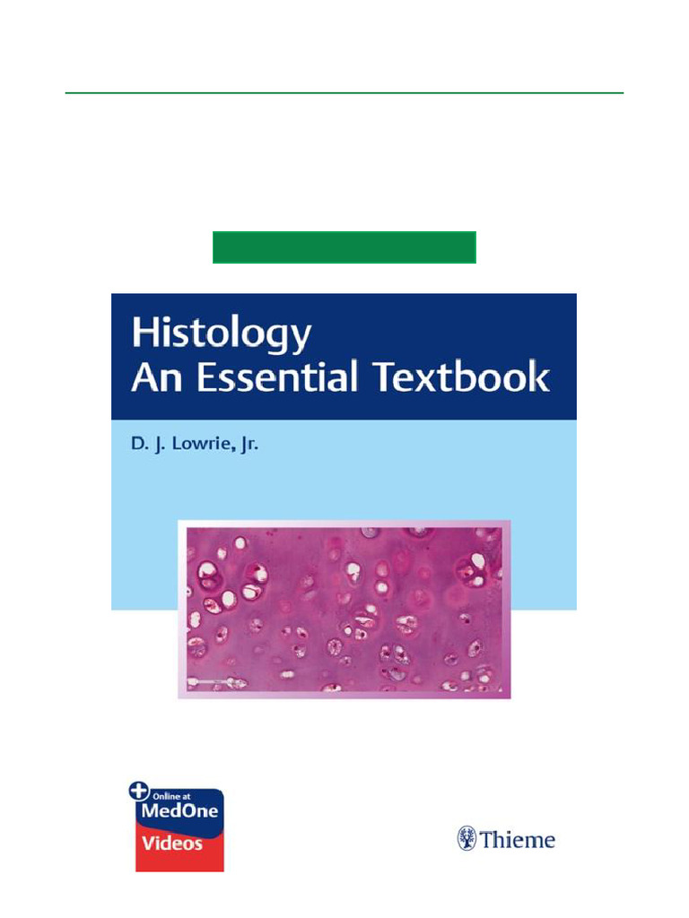 Award Winning Histology An Essential Textbook - 1st Edition Open Access ...