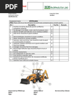 Plate Compactor Inspection Checklist | PDF | Technology & Engineering