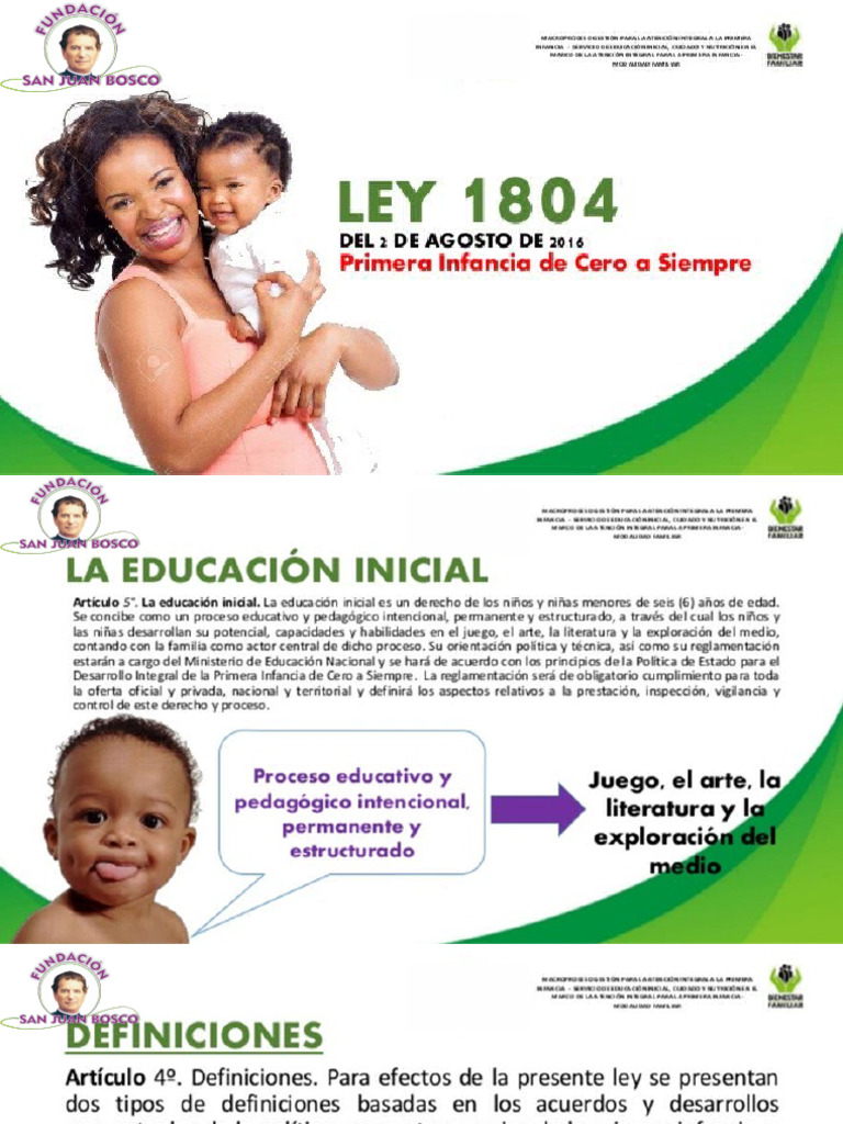 ley 1804 | PDF