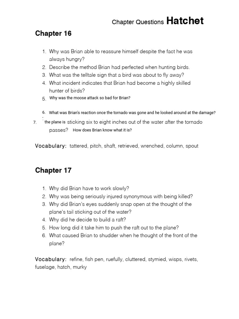 Chapter 16-19 Questions | PDF