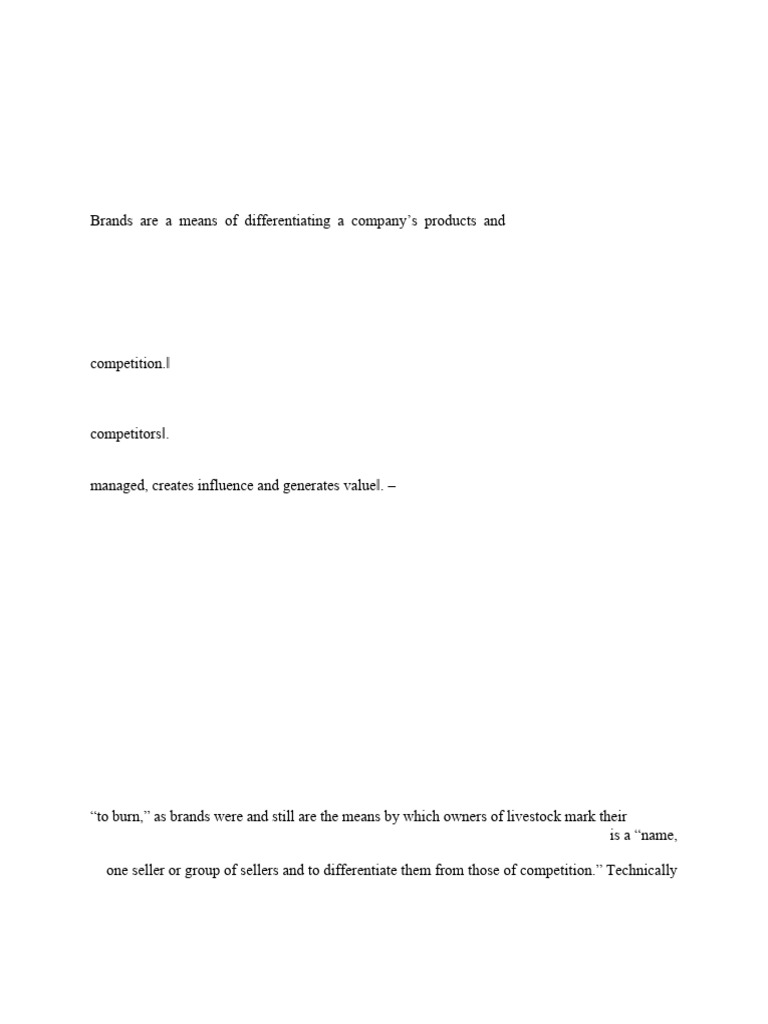 Introduction To Branding Note 1 | PDF | Brand | Advertising