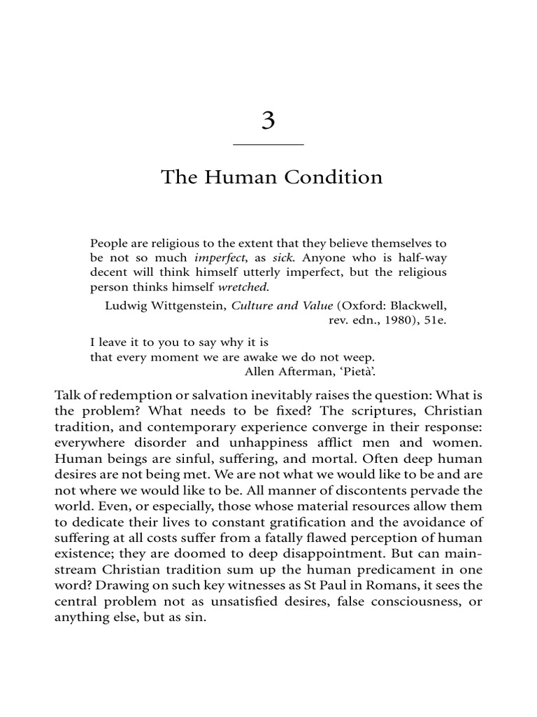 Gerald - O'Collins - Human Condition | PDF | Book Of Genesis | Sin