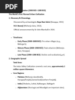 Shortugai: Key IVC Trade Post in Afghanistan | PDF