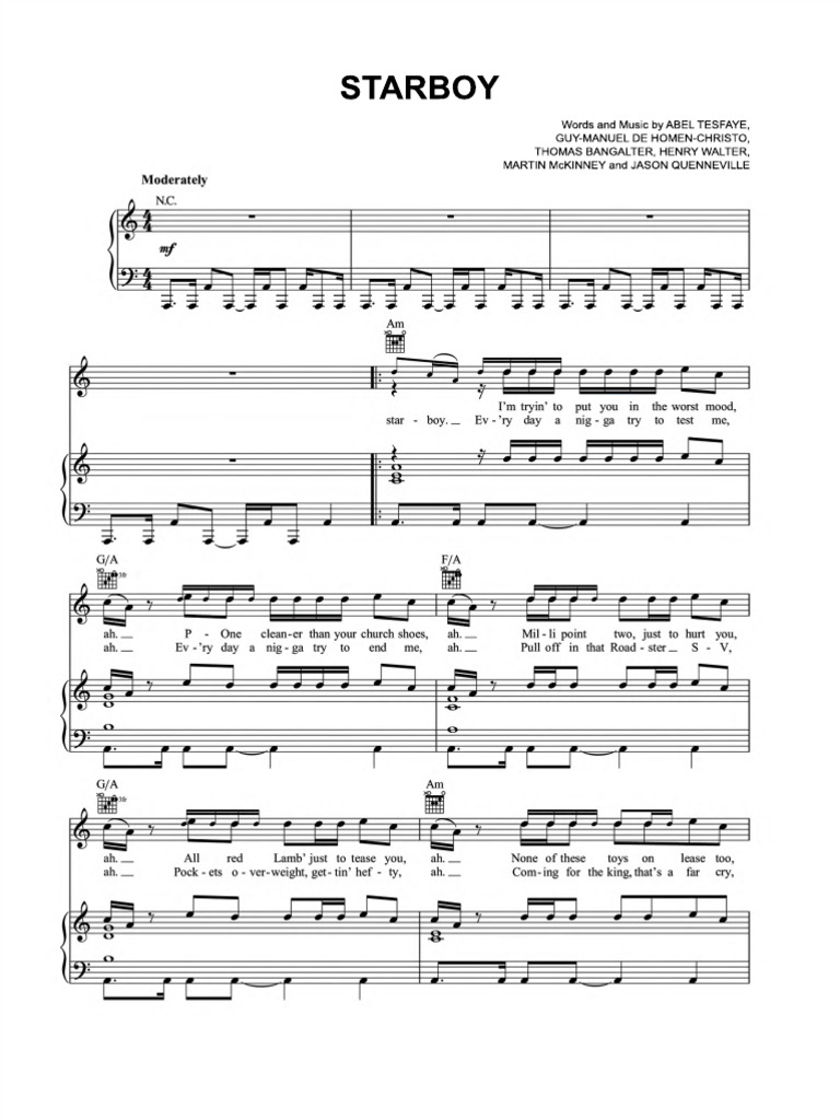 The Weeknd - Starboy | PDF