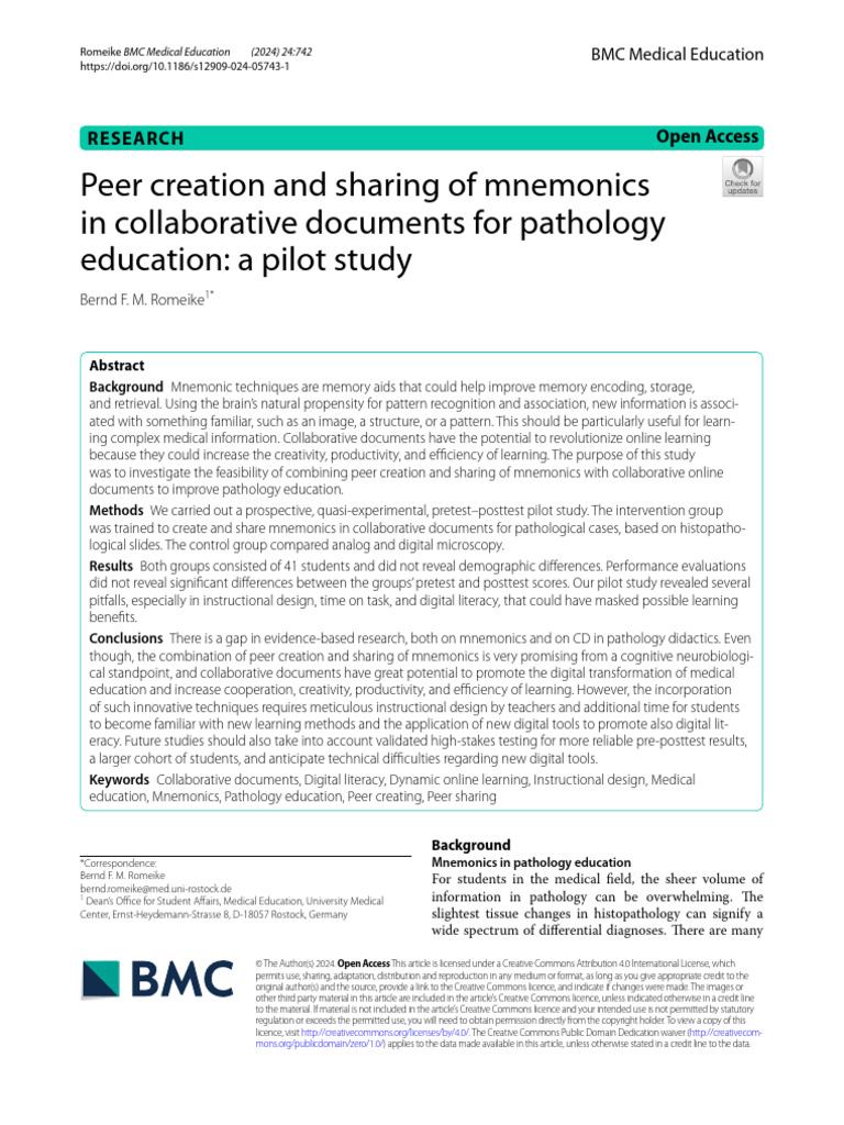 Secondary Analysis of Hand Mnemonic | PDF | Creative Commons License ...