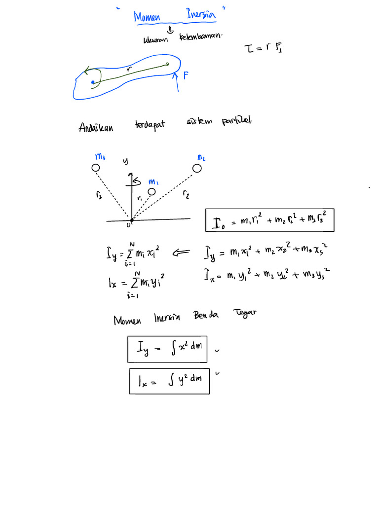 Momen Inersia | PDF