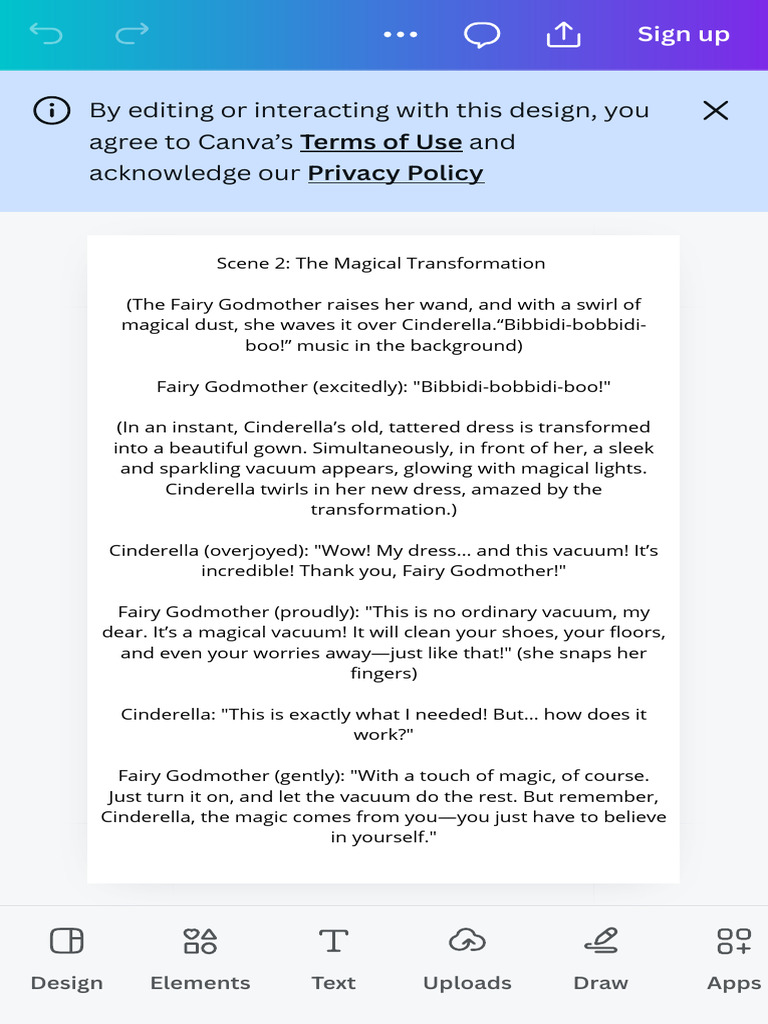 Title Cinderella's Magic Vacuum Cleaner - Poster | PDF