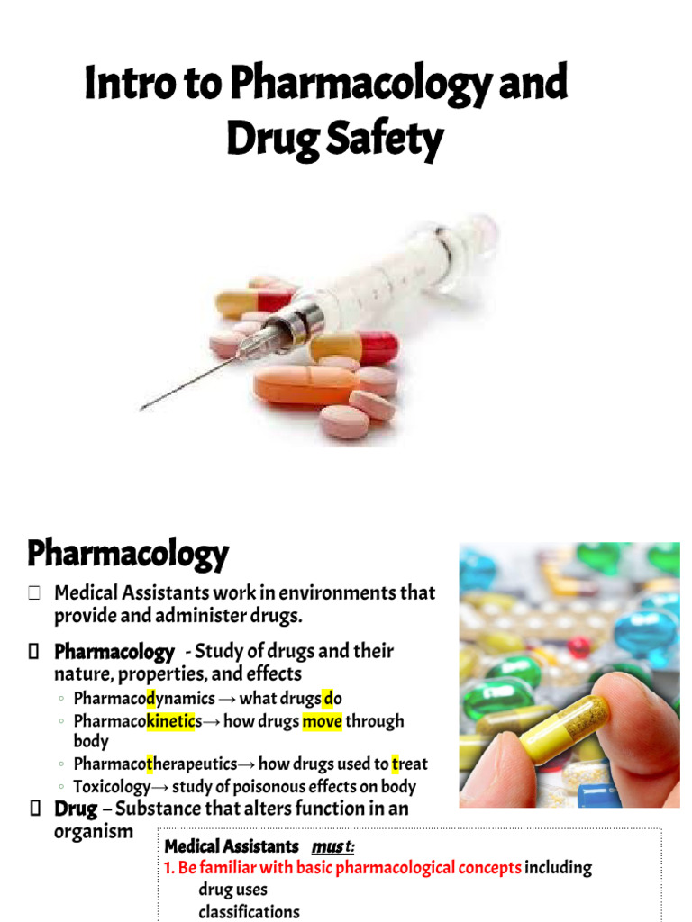 Intro To Pharmacology - Drug Safety | PDF | Medical Prescription ...