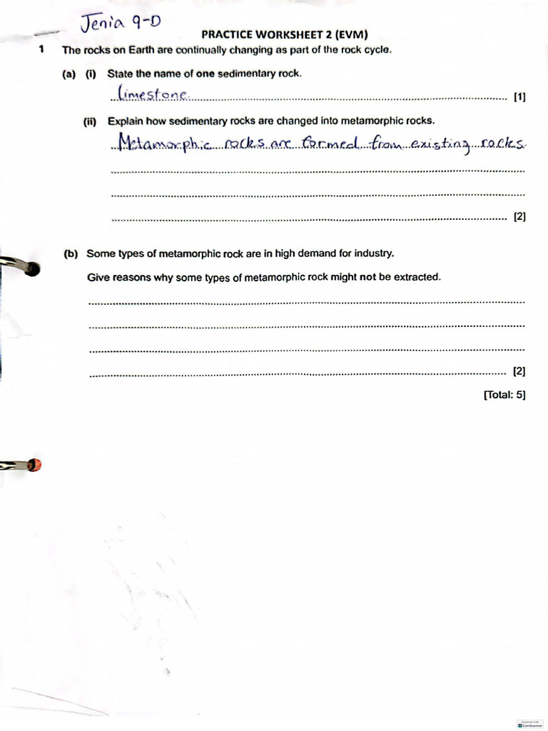 EVM Practice Worksheet 2 | PDF