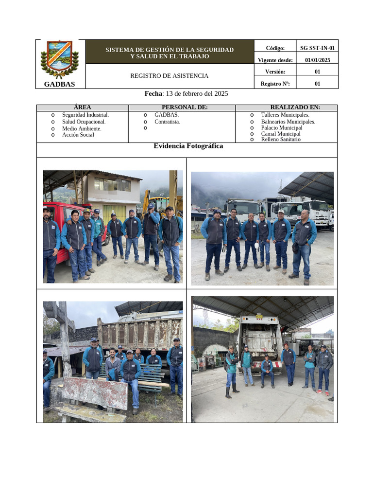 13 Febrero 2025 Control de Uniformes | PDF