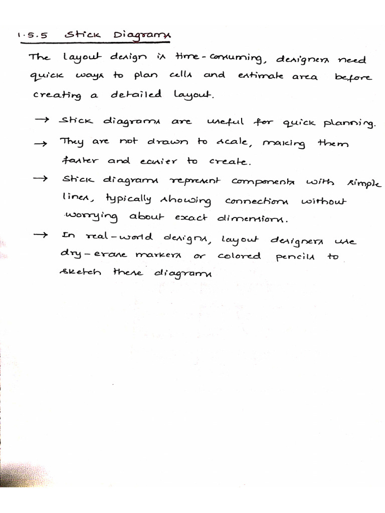 1-5-5 Stick Diagrams | PDF