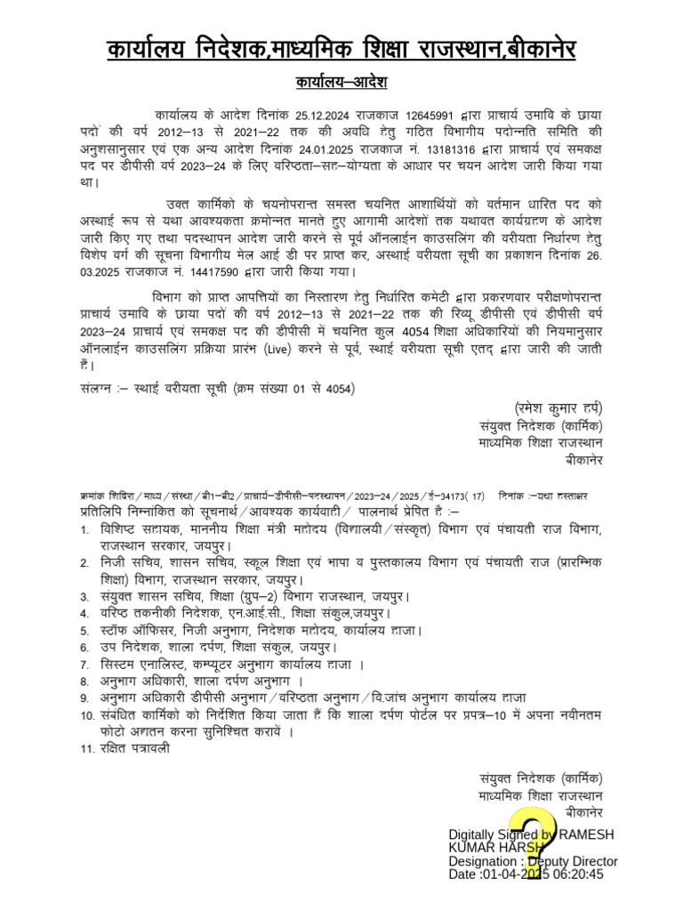 MERGED FINAL LIST | PDF