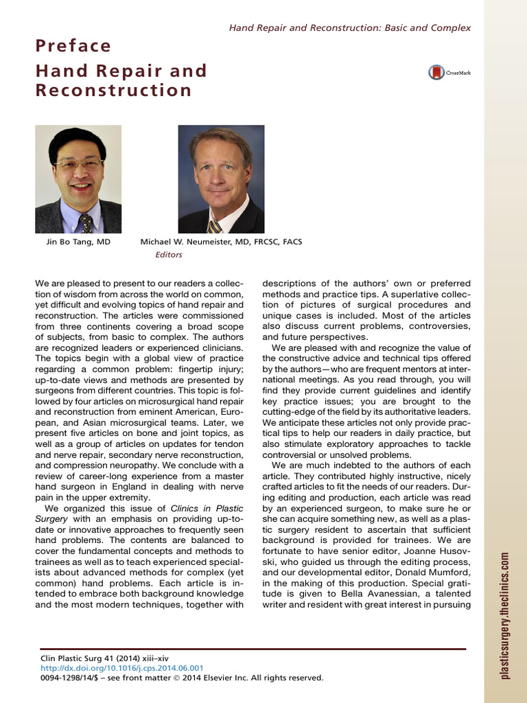 Hand-Repair-and-Reconstruction_cps | PDF | Health Care | Medicine